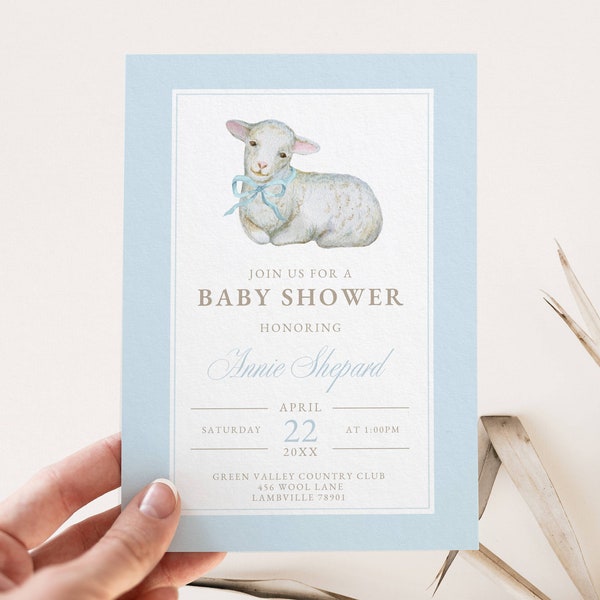 Sheep Baby Shower - Etsy