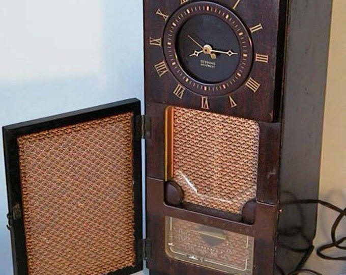 Antique Philco Transitone Tube Clock Radio Sessions Movement Philco ...