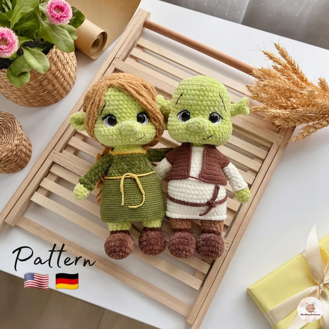 Crochet Ogres Amigurumi Pattern (PDF Download), Plush Toy Tutorial - Etsy