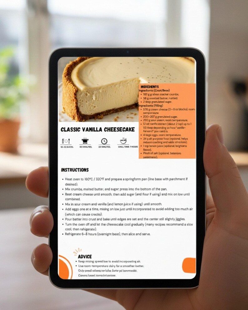 Digital Recipe Book - 100 Cheesecake & Pie Recipes PDF – Digital ...
