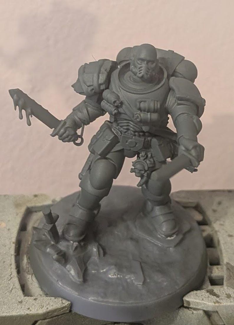 Lieutenant With Combi Weapon PROXY FOR WARHAMMER 40k - Etsy UK