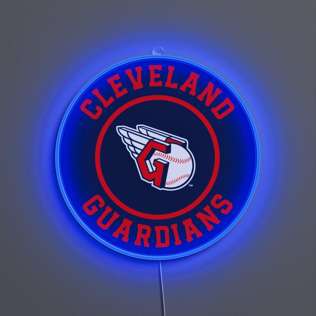 MLB Team Logo Neon LED Acrylic Wall Decor – UV Printed Baseball Wall ...