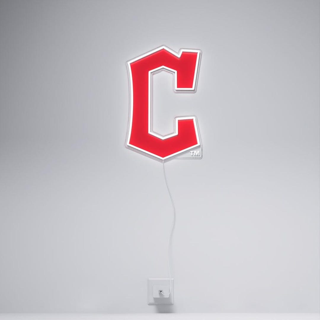 MLB Team Logo Neon LED Acrylic Wall Decor – UV Printed Baseball Wall ...