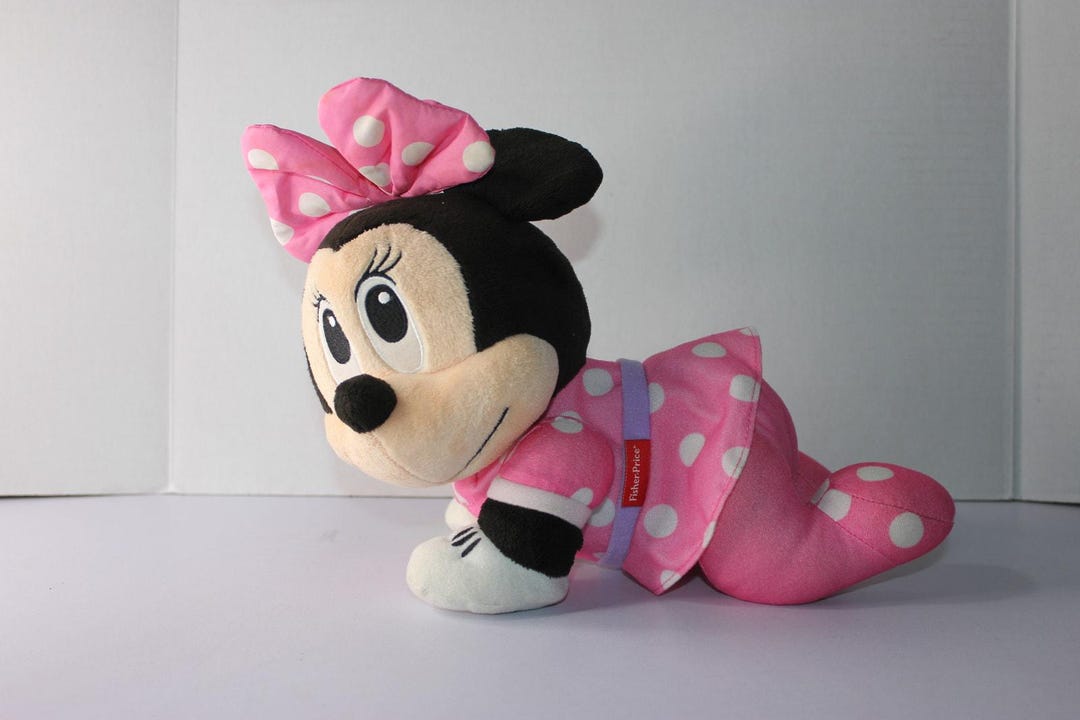 Disney Baby Minnie Mouse Musical Talking Crawling Pal Plush Fisher ...