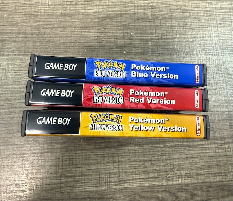 11 Pokemon Custom Game Case Bundle for Gameboy Advance GBA,GBC,GB ...