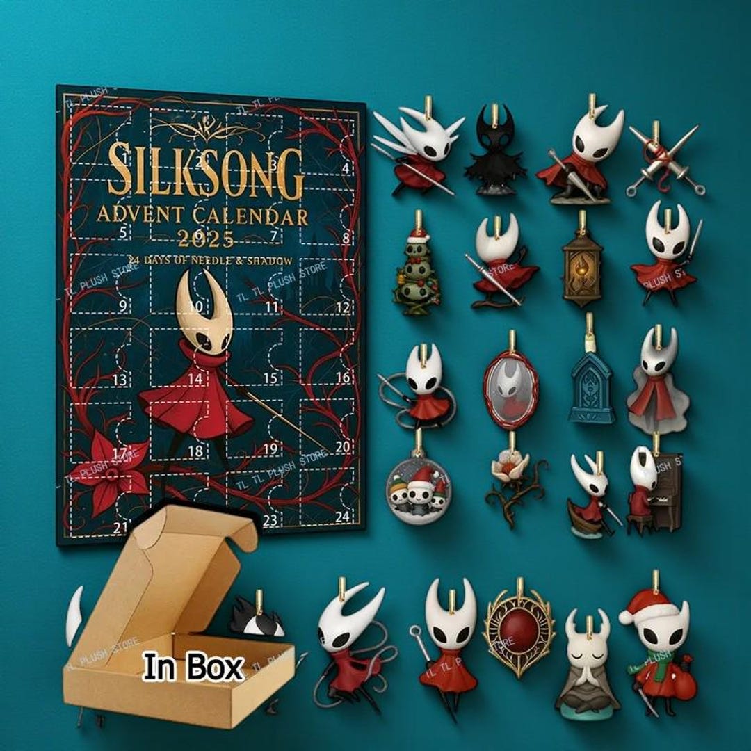2025 Hollow Knight Models Christmas Advent Calendar Cartoon Action ...
