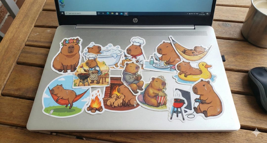 Capybara Mate and Friends Digital Sticker Pack - Etsy