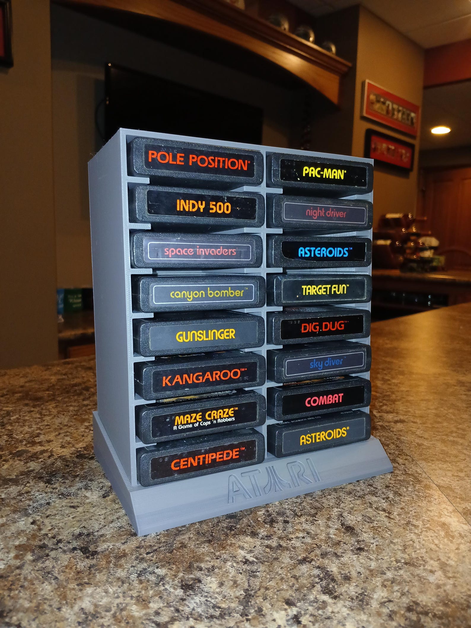 Atari 2600 Game Cartridge Holder - Video Game Storage Stand | 3D ...