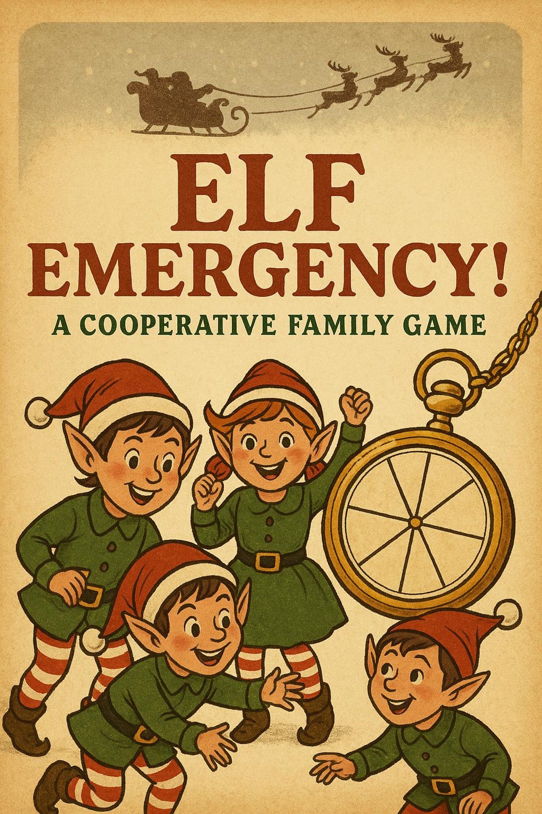 Elf Emergency - a Cooperative Family Game - Etsy