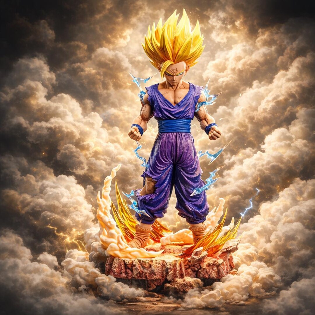 Dragon Ball Z Super Saiyan 2 Gohan Action Figure – Cell Saga Anime PVC ...