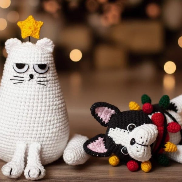 Crochet Grumpy Cat - Etsy