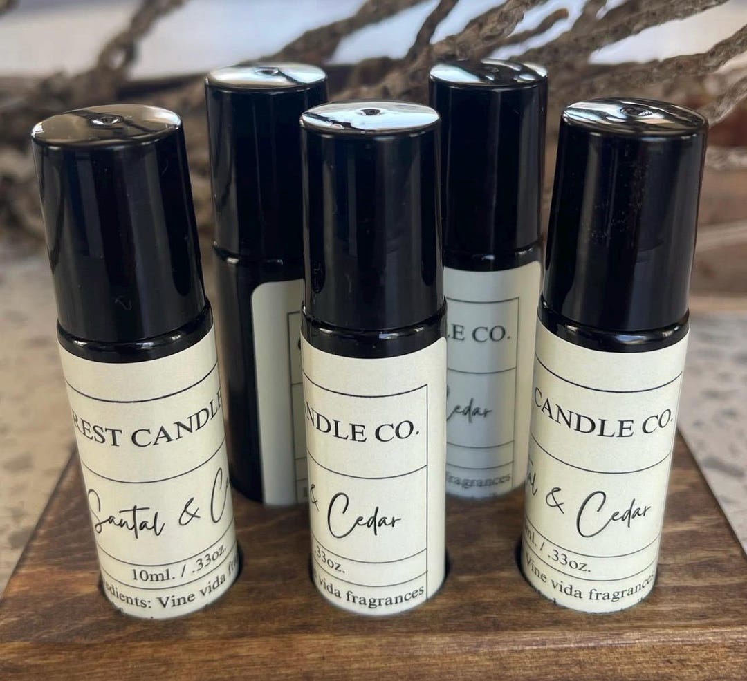 Smoky Blend of Cedar & Spice Roll on Cologne - Etsy