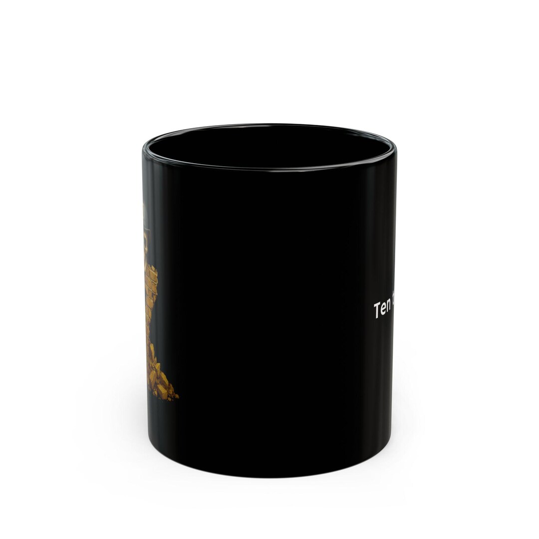 Ten Toes up Mug | Black Ceramic Coffee Cup - Etsy