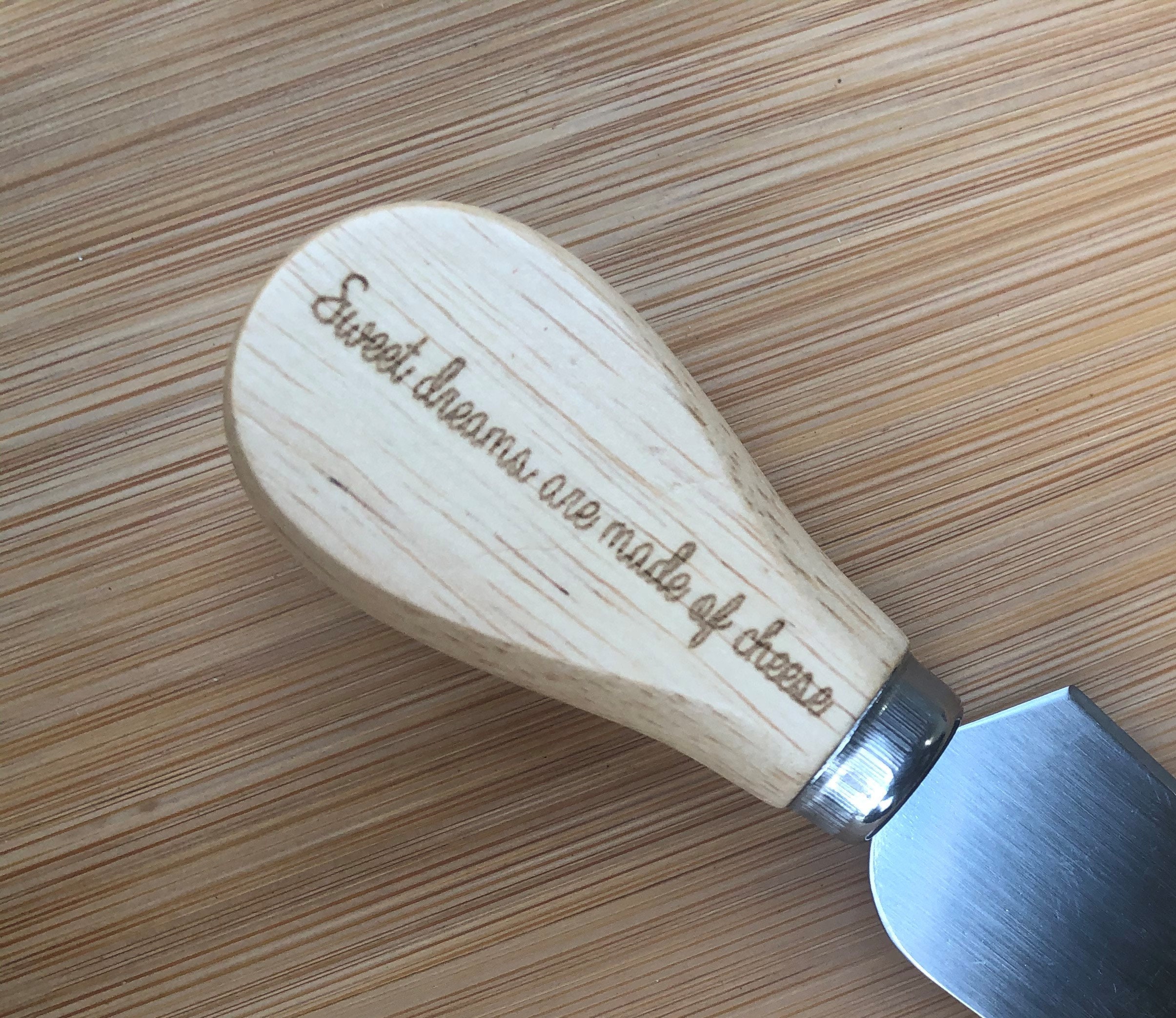 Laser Engraved Cheesy Charcuterie serving cutting board with | Etsy