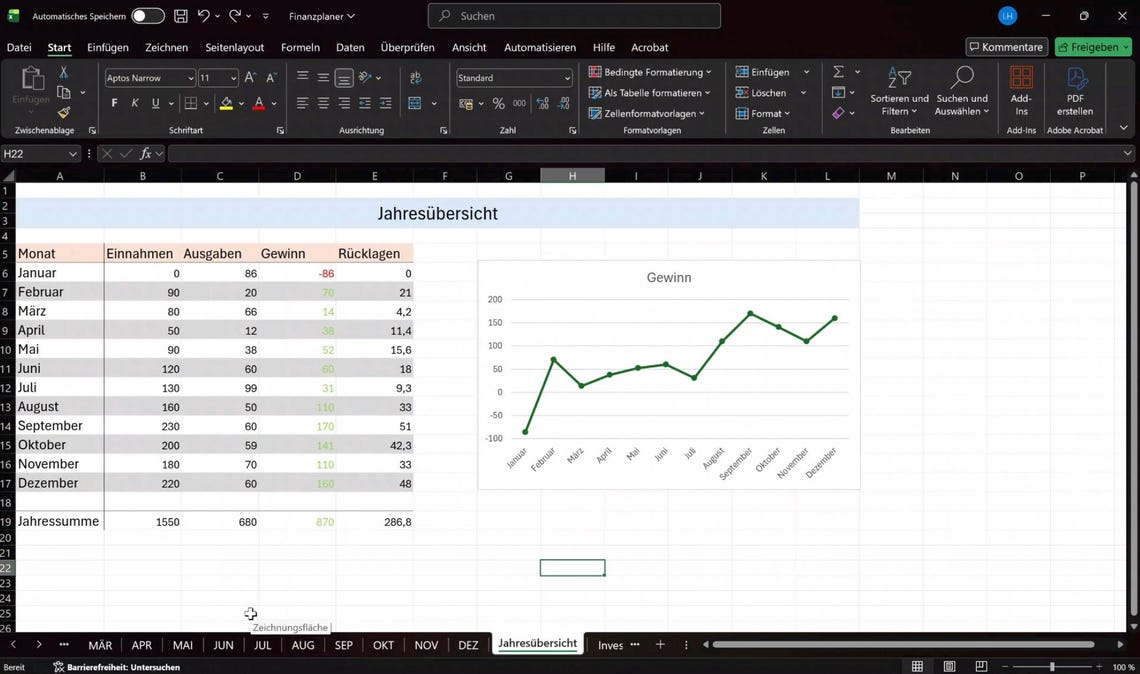 Excel Financial Planner for Small Businesses 2026 | Income and Expenses ...