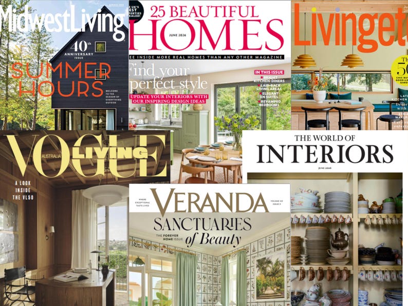 Home Design Magazine Bundle 2026 | House Beautiful, Livingetc (PDF ...