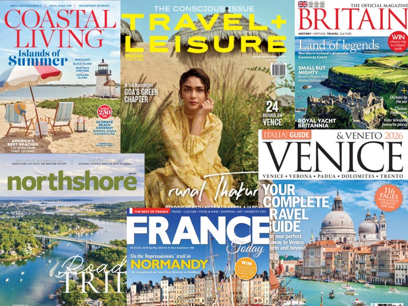 Travel Magazine Bundle 2026 | National Geographic, Travel + Leisure ...