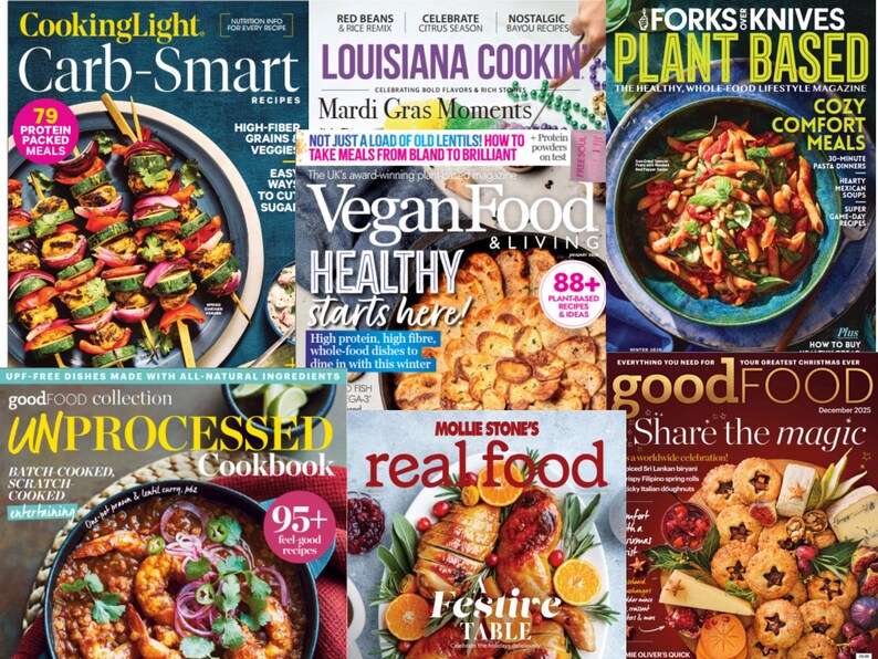 January 2026 Digital Food Magazine Bundle | 20+ Cooking & Recipe Pdfs ...