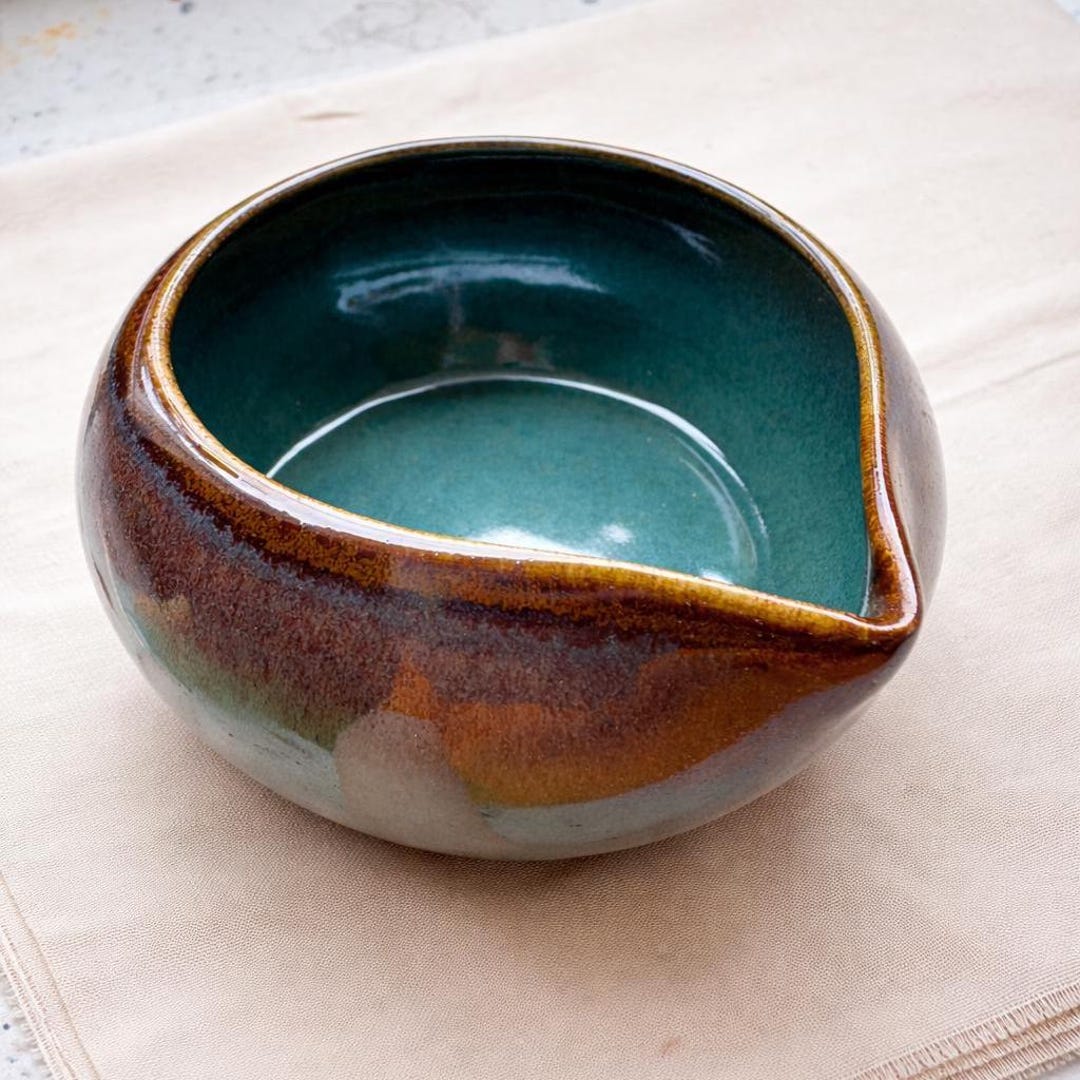 Handmade Matcha Bowl – Forest Teal Glaze Ceramic Japanese Tea Chawan - Etsy