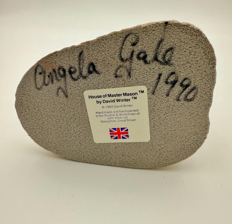 Vintage David Winter Cottage: House of Master Mason, English Village ...