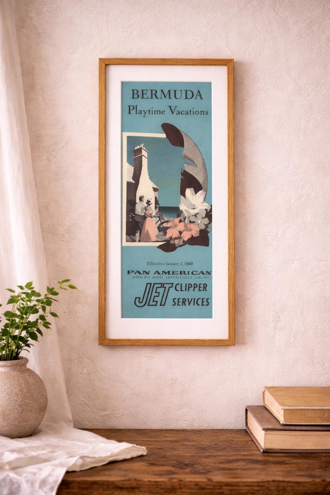 Travel Brochure: 1960 Pan Am Bermuda | Mid Century Airline Advertising ...