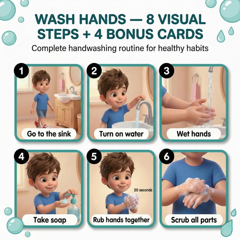 Hand Hygiene Poster - Etsy Australia