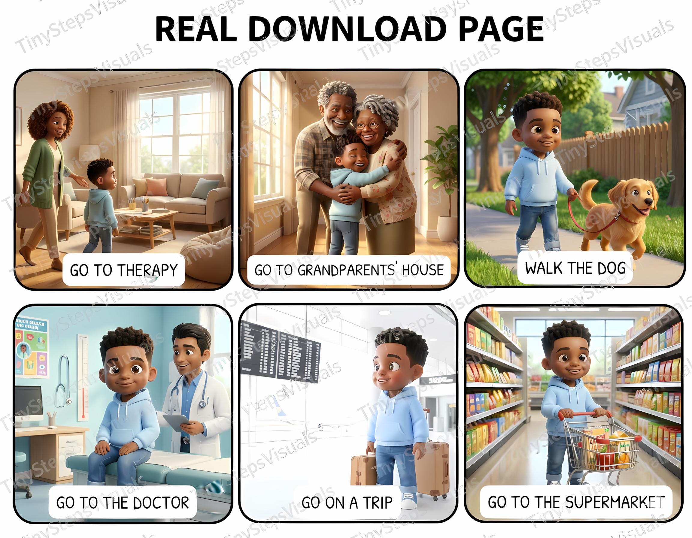 Visual Daily Routine Cards for Kids | 60 Calm & Structured Activities ...