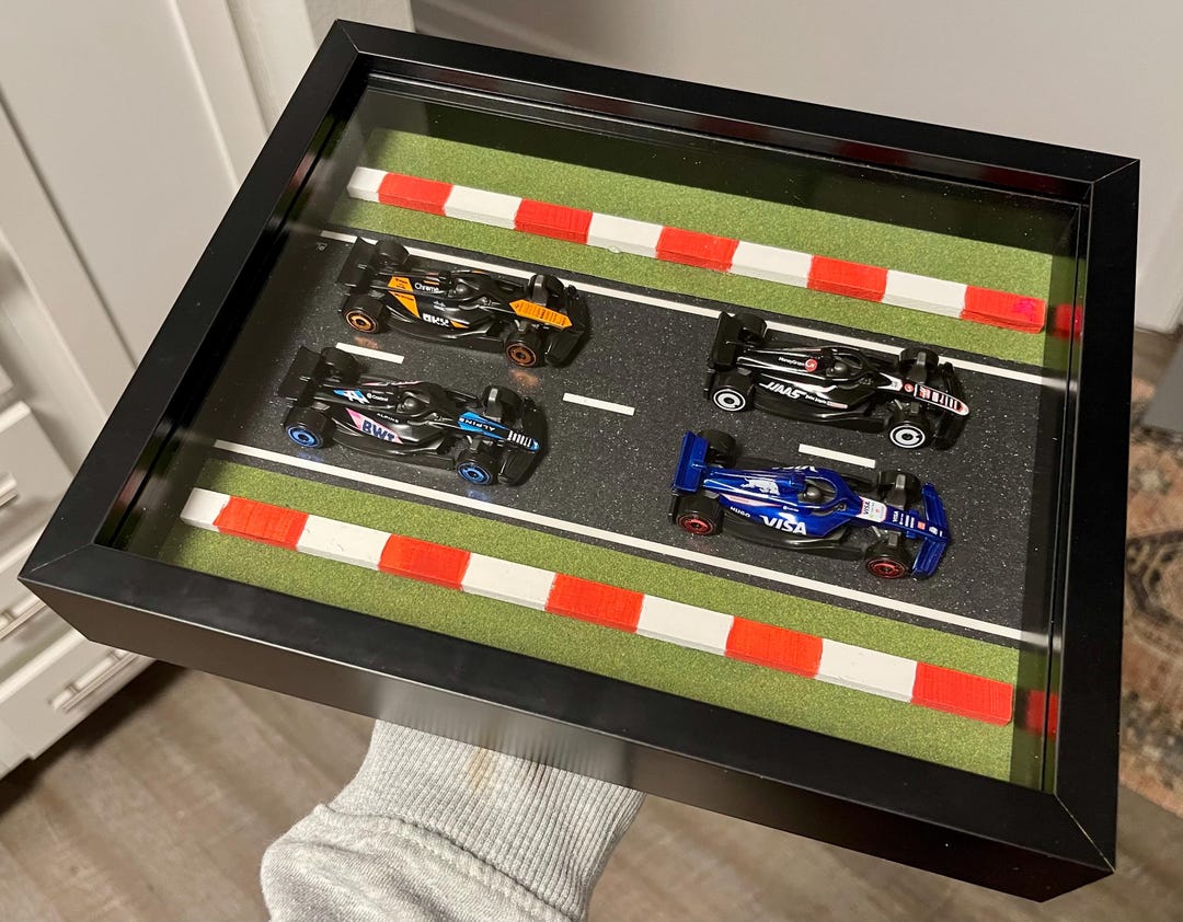 F1 Racing Hot Wheels Shadow Box Display - Etsy