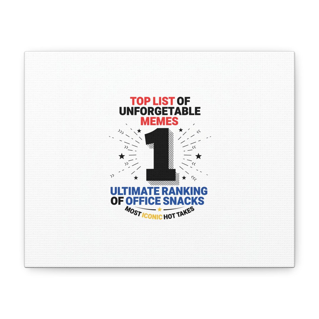 Top List Ranking #1 Canvas | Ranking Obsession Poster, List Lover Decor ...