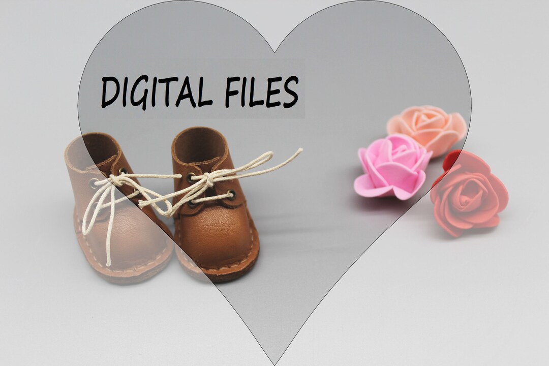 Waldorf Doll Shoes Patterns 7.5 Cm, PDF Sewing Patterns and ...
