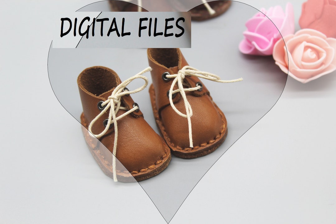 PDF Sasha Doll Shoes Patterns 6 Cm, PDF Sewing Patterns and ...