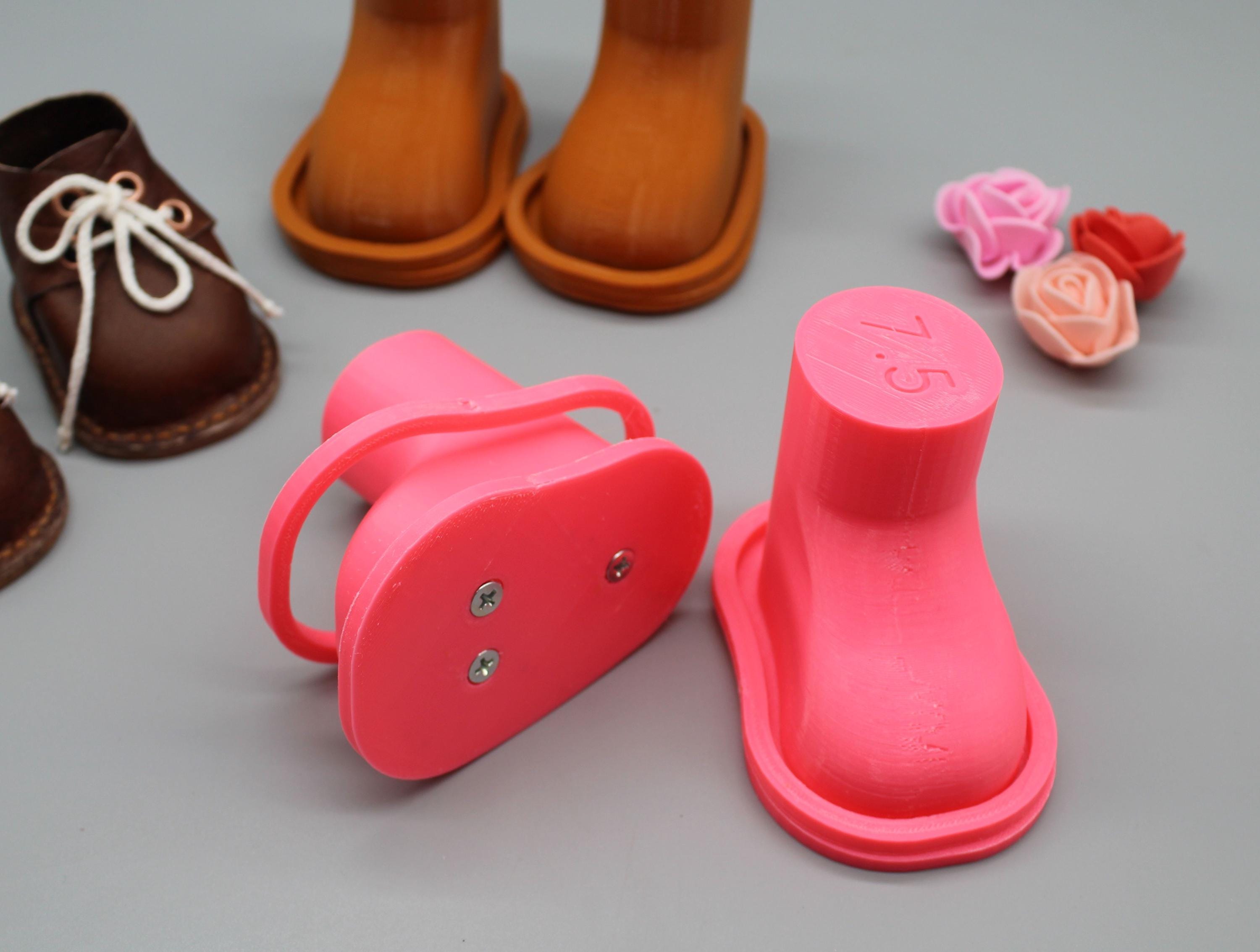 Shoe Molds Set for Dolls, 3D Printed Shoe Mold Set, Shoe Dolls Craft ...