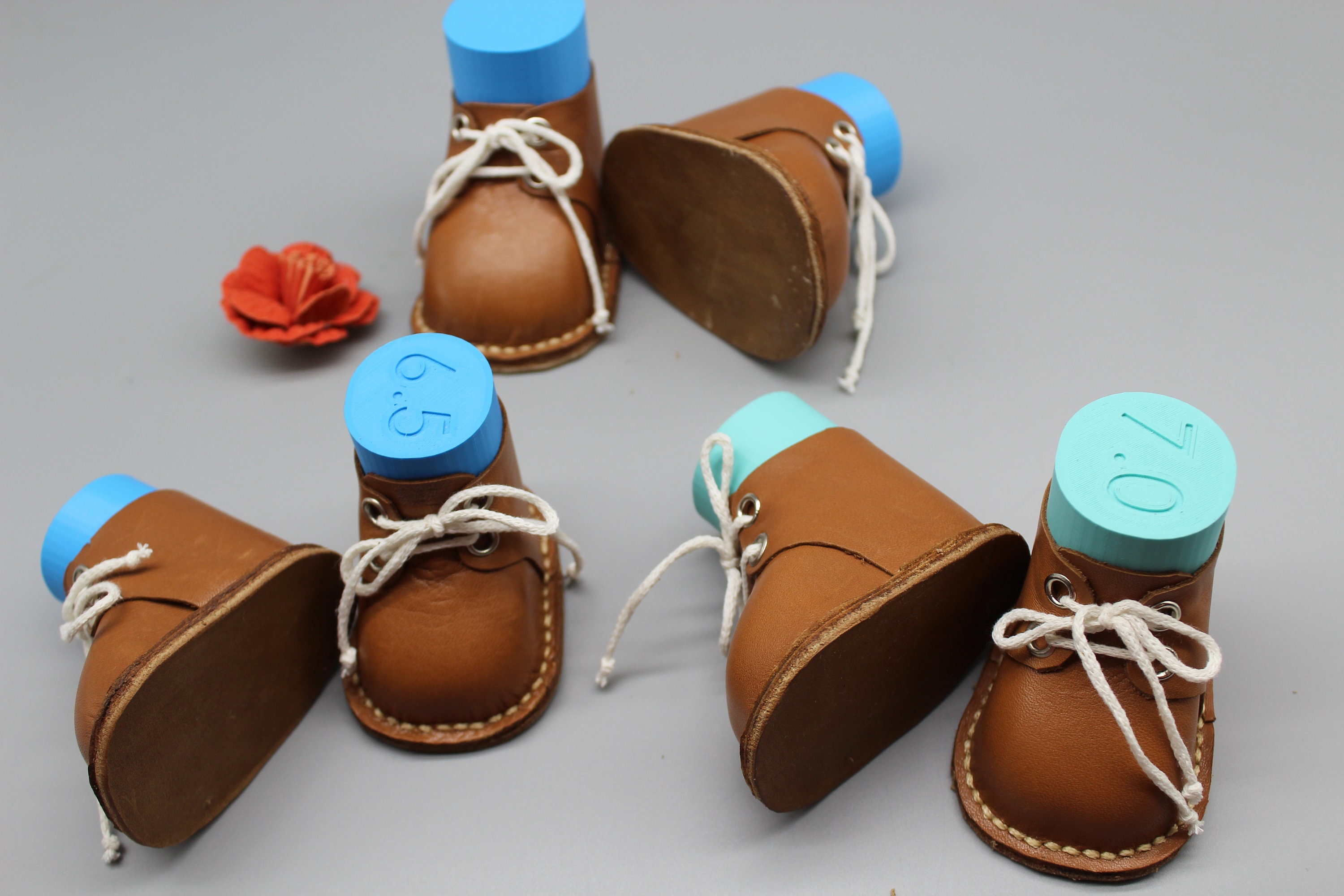Leather Shoes for Waldorf Dolls. Leather Shoes Size 6.0cm, 6.5cm, 7.0 ...