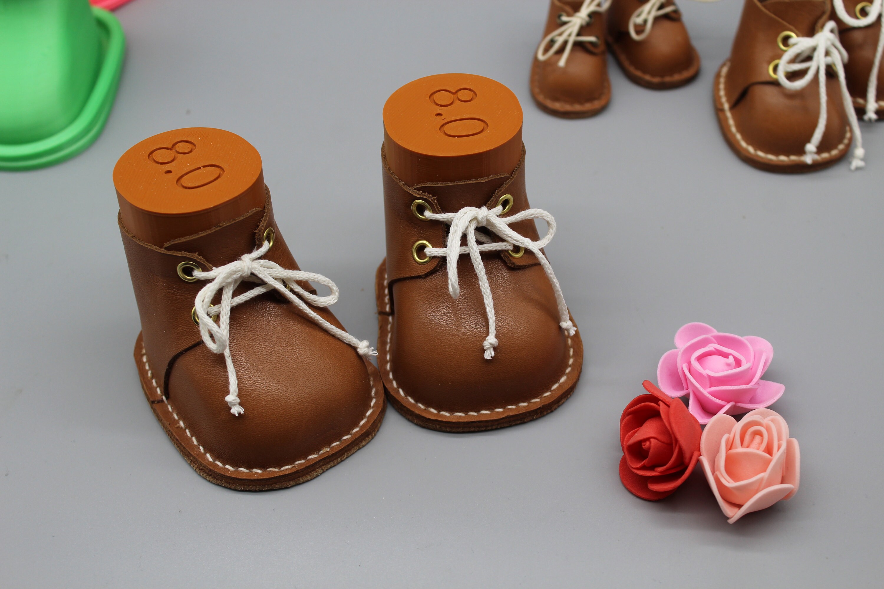 Leather Shoes for Waldorf Dolls. Leather Shoes Size 6.0cm, 6.5cm, 7.0 ...