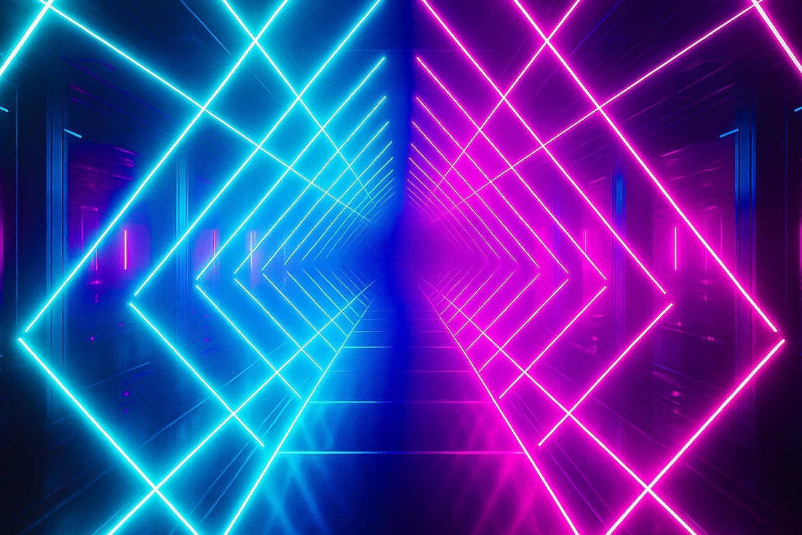 4K Vertical Phone Wallpapers – Neon Cyberpunk Glow Backgrounds for ...