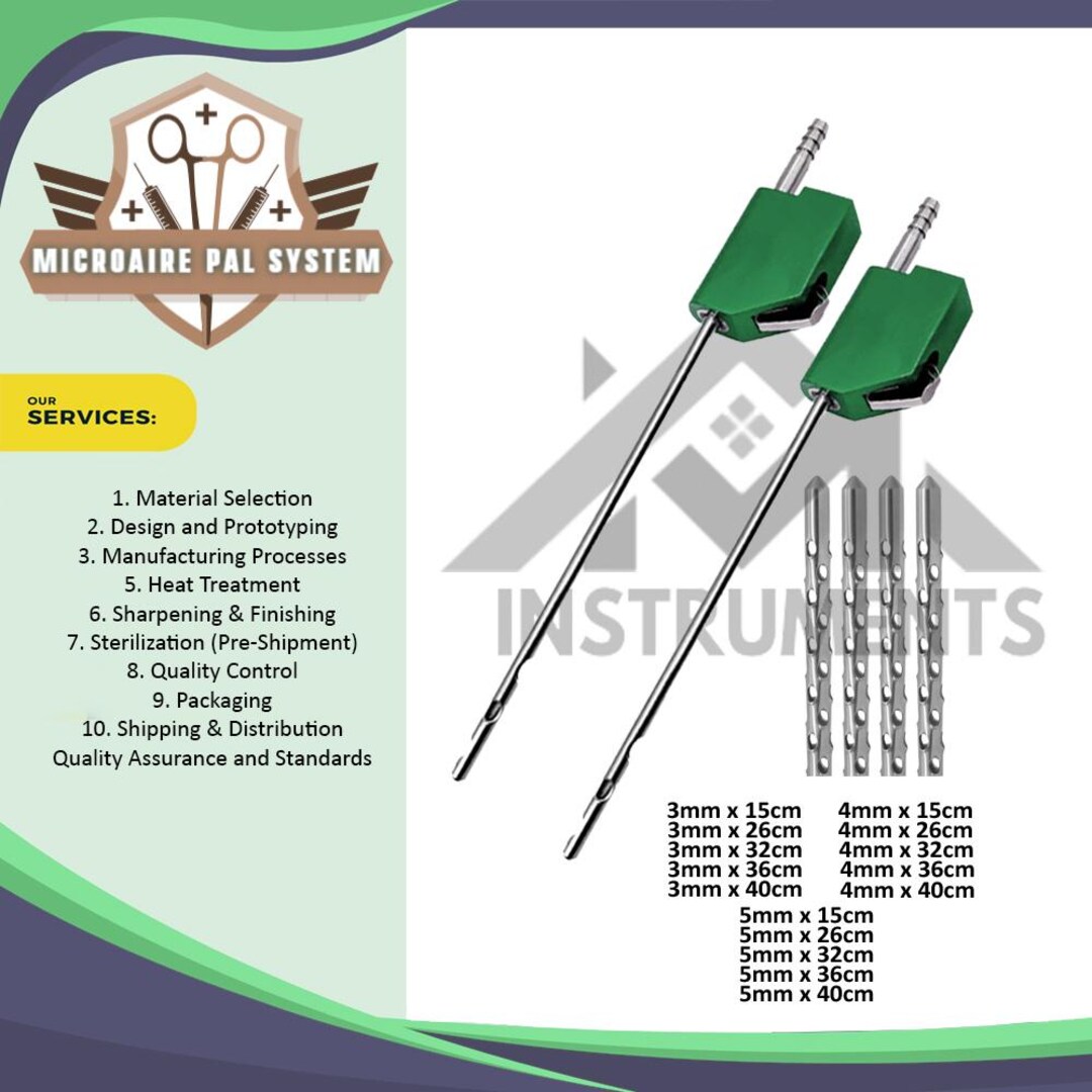 Microaire Type PAL Liposuction Cannula | Fat Disruptor Design ...
