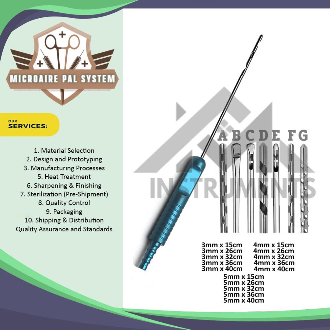 Fixed Handle Liposuction Cannula | Multi-hole Tip | Precision Surgical ...