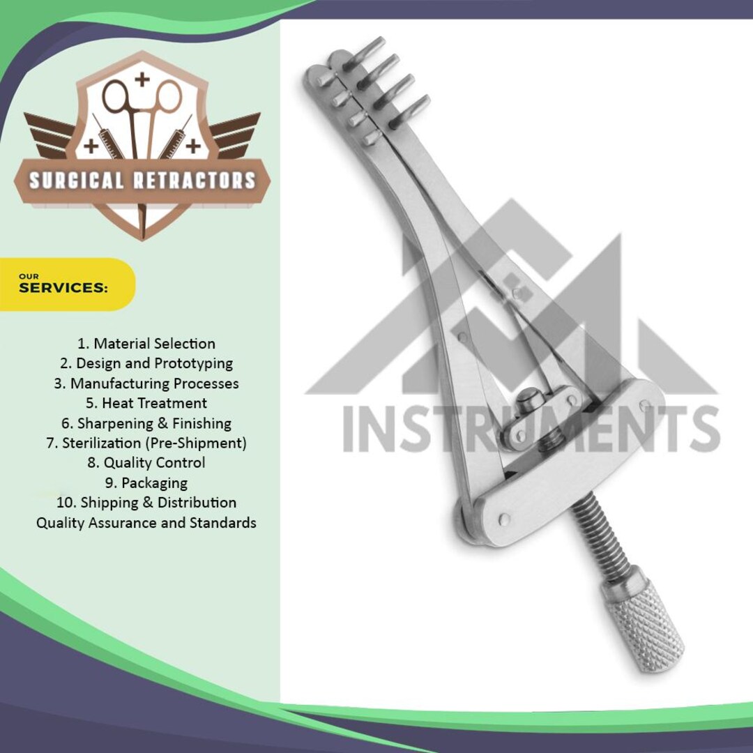 ALM Surgical Eye Retractor | 4x4 Self-retaining Blades | Ophthalmic ...