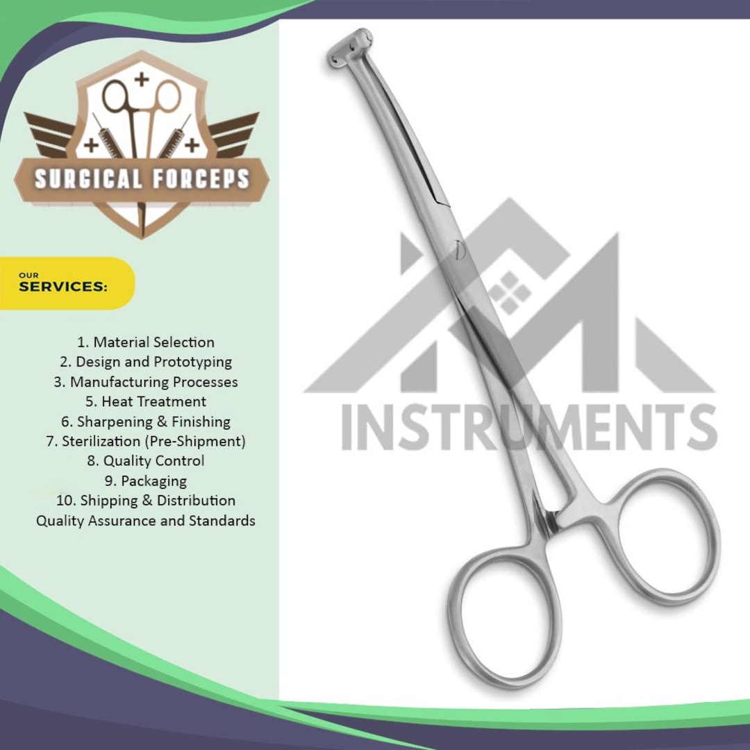 Pitanguy Surgical Flap-grasping Forceps | 14cm Precision Skin & Tissue ...