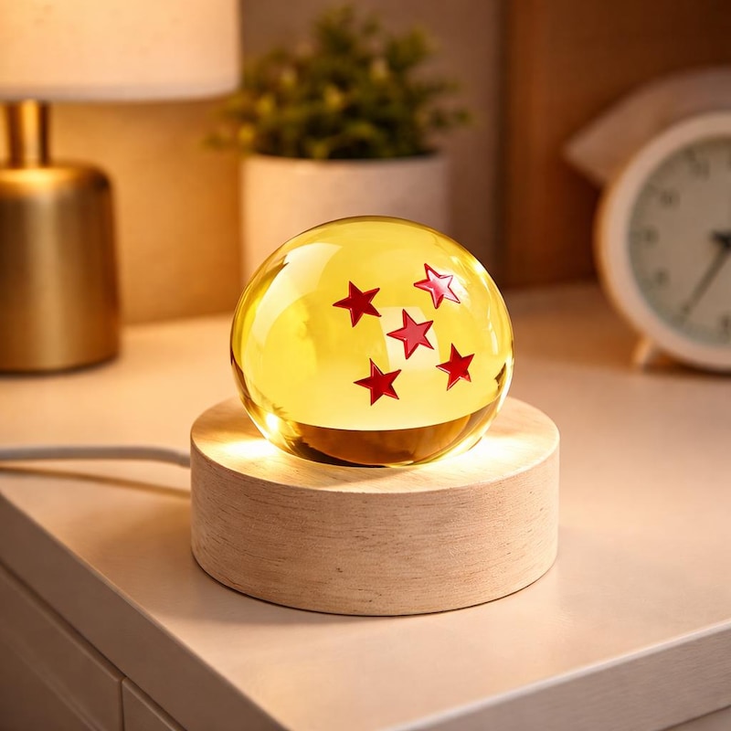 Crystal Ball Lamp Dragon - Etsy UK