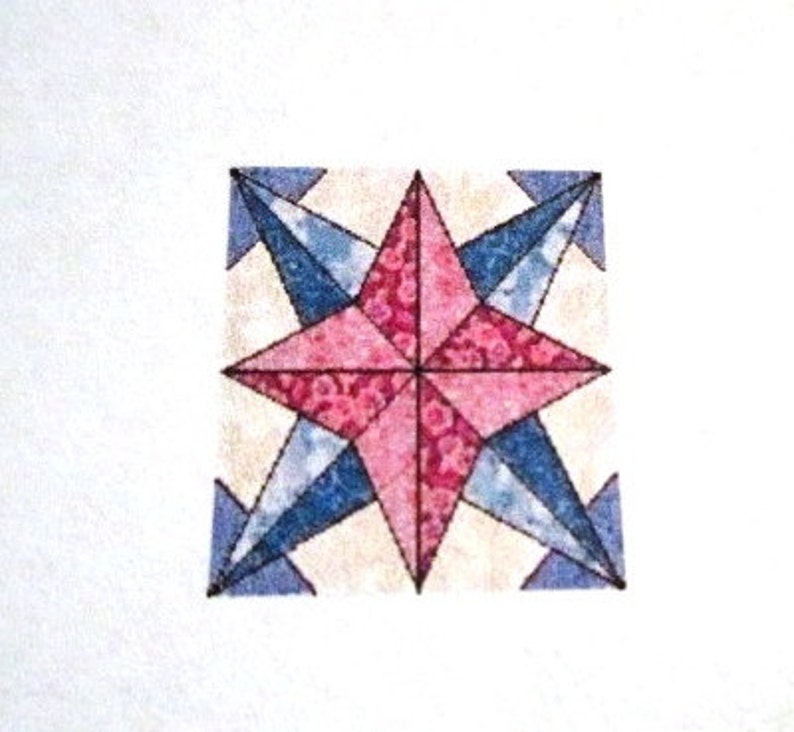 Paper Bead Star Quilt Pattern 12 Paper Beads | Etsy