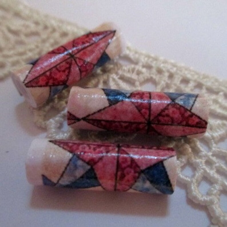 Paper Bead Star Quilt Pattern 12 Paper Beads | Etsy