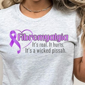 Funny Fibromyalgia T-shirt, Fibro Awareness Tee, New England Humor ...