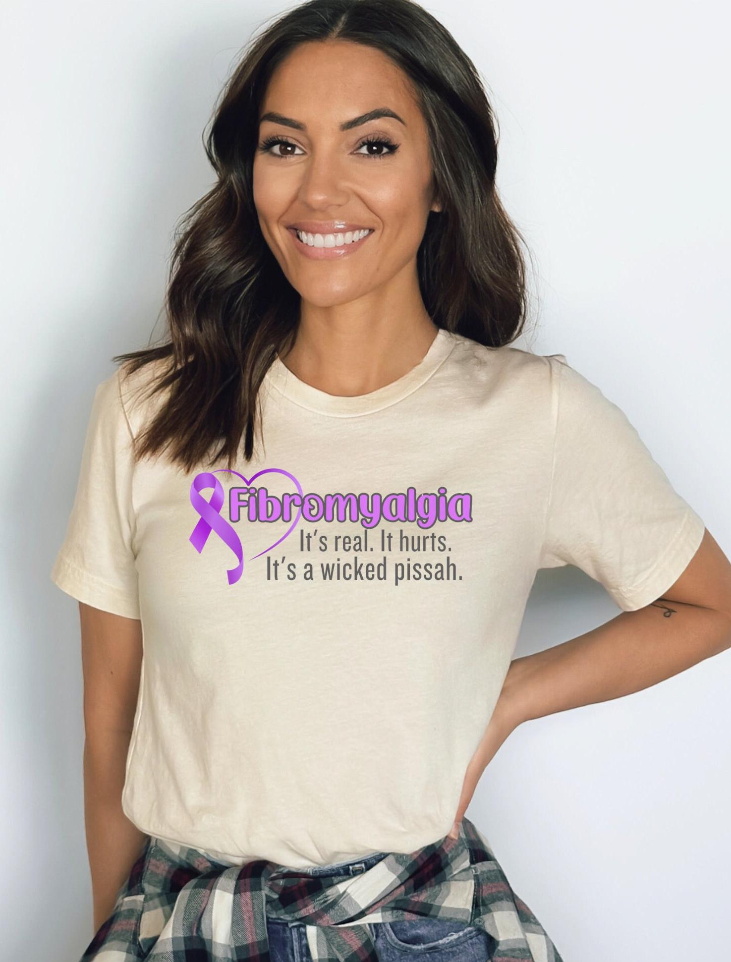 Funny Fibromyalgia T-shirt, Fibro Awareness Tee, New England Humor ...