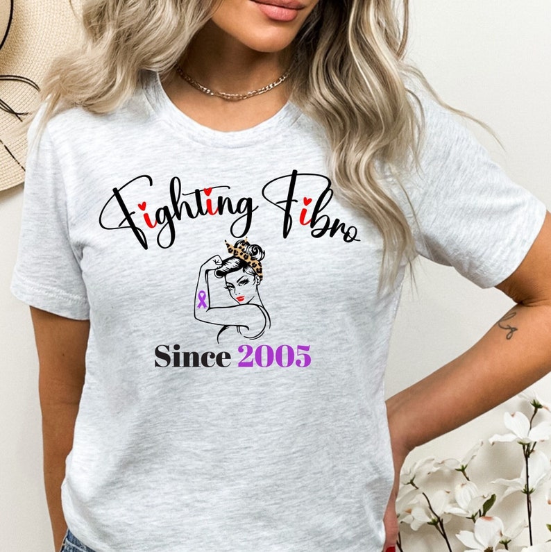 Personalized Fibromyalgia T-shirt, Women's Health Shirt, Birthday Gift ...
