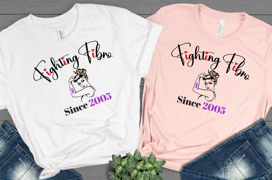 Personalized Fibromyalgia T-shirt, Women's Health Shirt, Birthday Gift ...