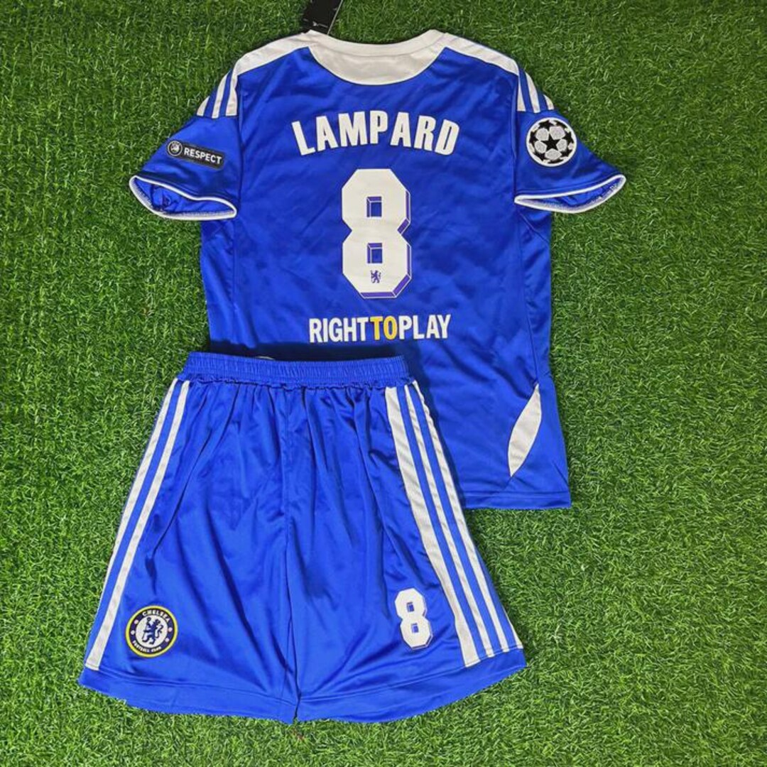 Chelsea 2012/13 Retro Kit – Lampard #8 Youth Soccer Set - Etsy