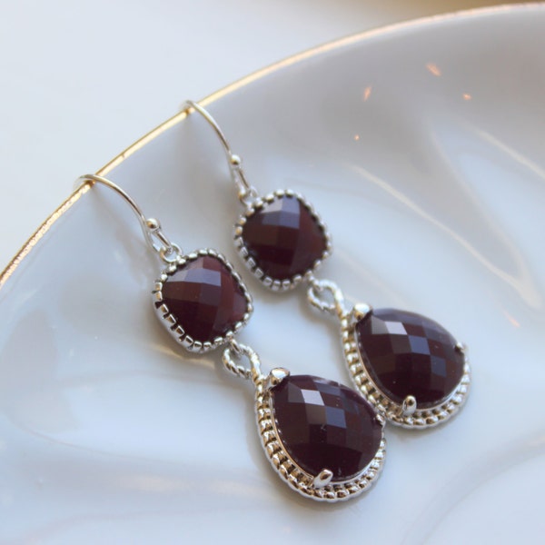 Burgundy Jewelry - Etsy