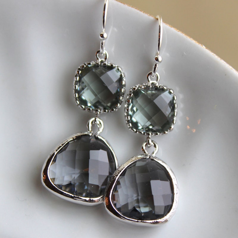 Grey Wedding Jewelry - Etsy