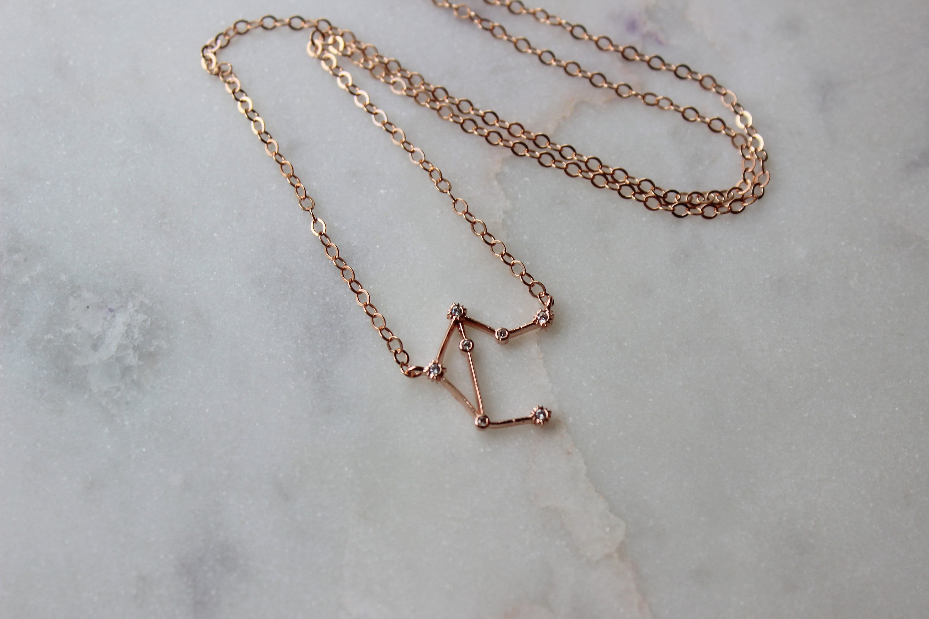 Libra Necklace Libra Jewelry Libra Pendant Zodiac Sign | Etsy